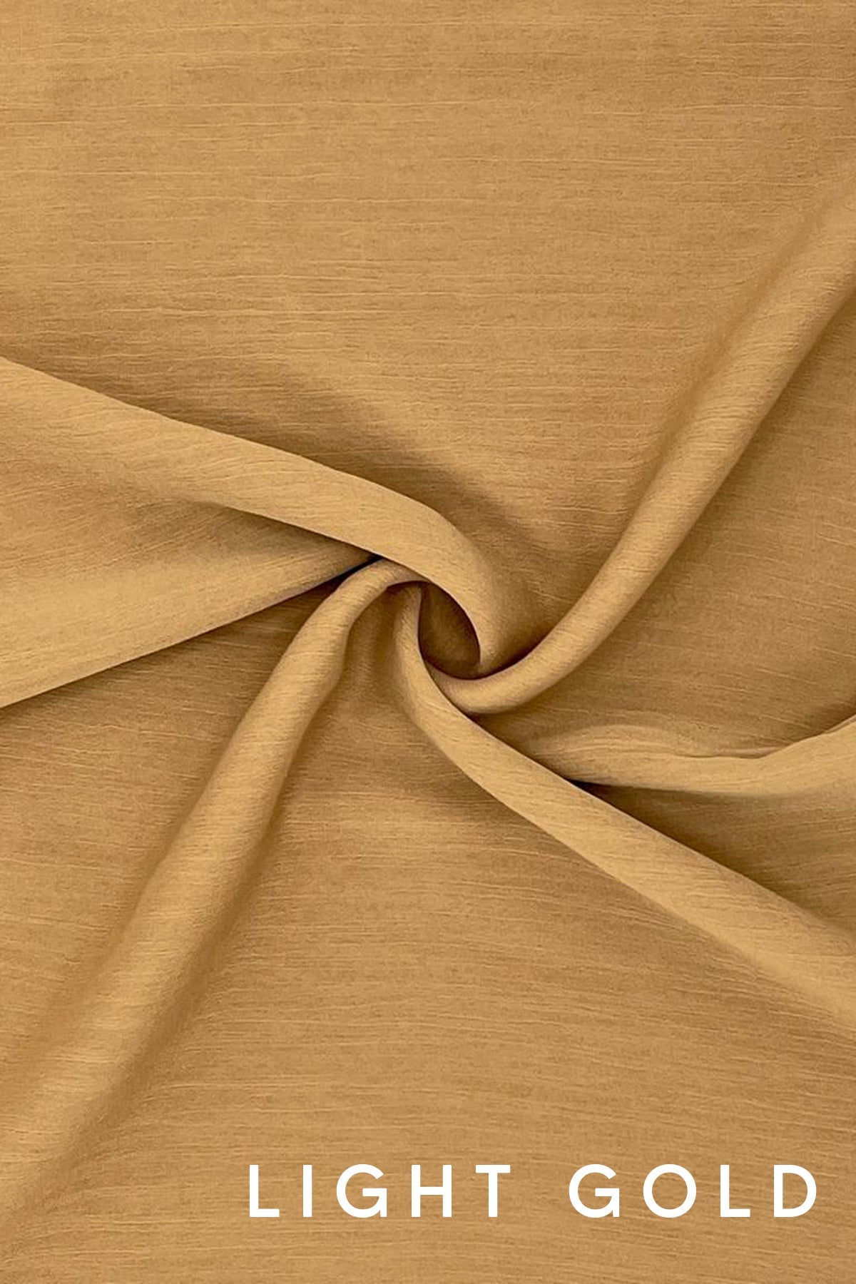 Crinkle Chiffon - Light Gold – tgmstoreau